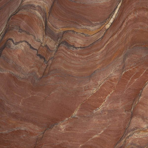 Lightweight Red Revolution quartzite for large format | Stonesize