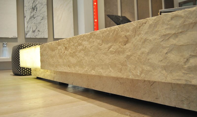 2faced backlit marble table | Lightweight stone furniture | Stonesize