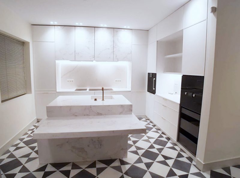 Marble or natural stone kitchen fronts | lightweight natural stone ...