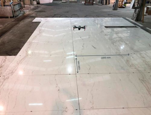 Natural marble walls for large format interior design projects | Stonesize