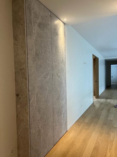 Custom Grey Marble door close | Stonesize®