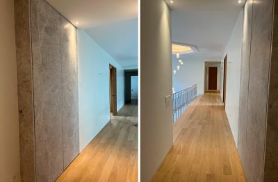 Custom Grey Marble door close | Stonesize®