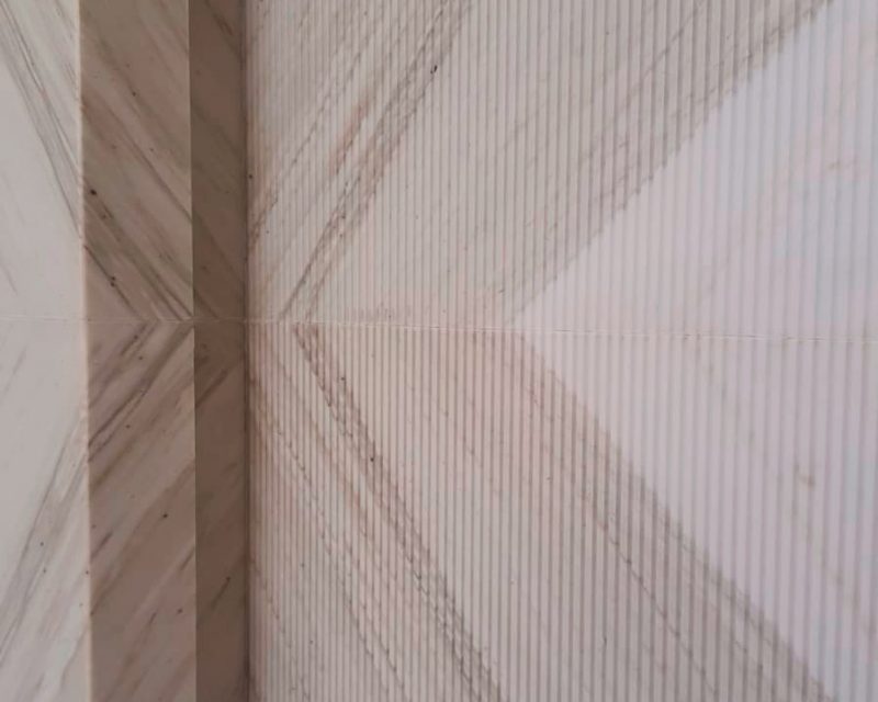 Ribbed Marble Cladding - Reduced Weight | Stonesize®